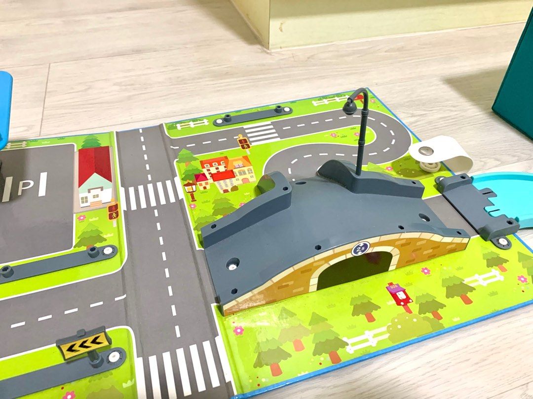 Robocar Poli Mr Wheeler shop & Brooms town map road, Hobbies & Toys ...