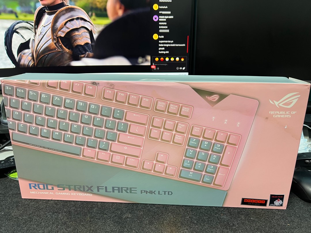 ROG Strix Flare Pink Edition on Carousell