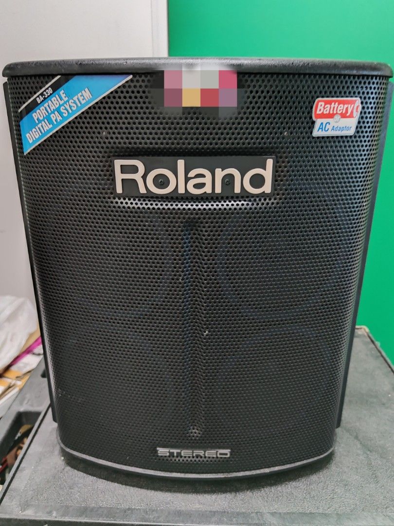 Roland BA-330 portable PA speaker battery powered Busking amplifier ...