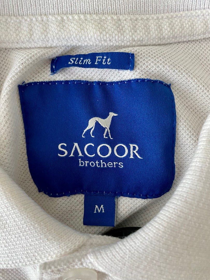 Sacoor Brothers White Polo Shirt, Men's Fashion, Tops & Sets, Tshirts ...