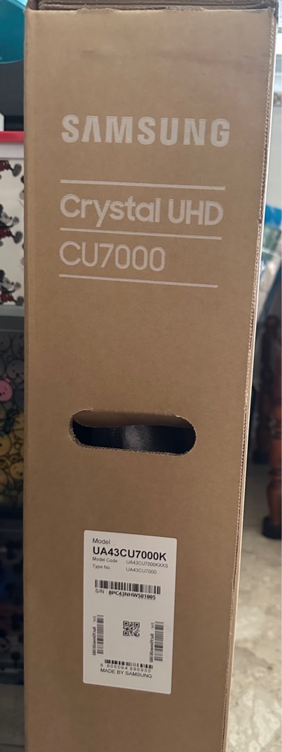Samsung 43" Crystal UHD 4K CU7000, TV & Home Appliances, TV ...