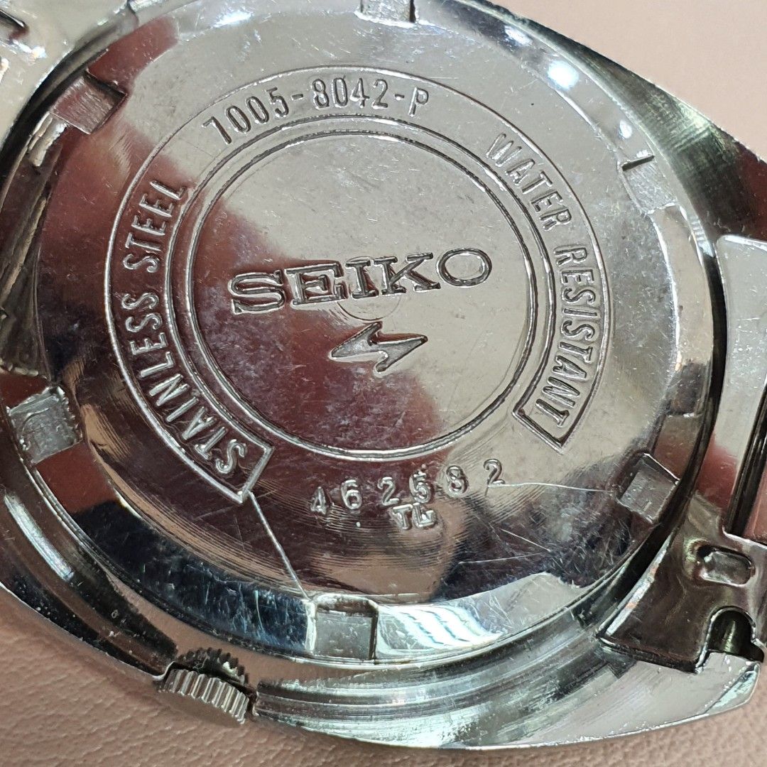 Seiko Ghost Grey Steel Automatic Watch 37mm, Men's Fashion, Watches ...