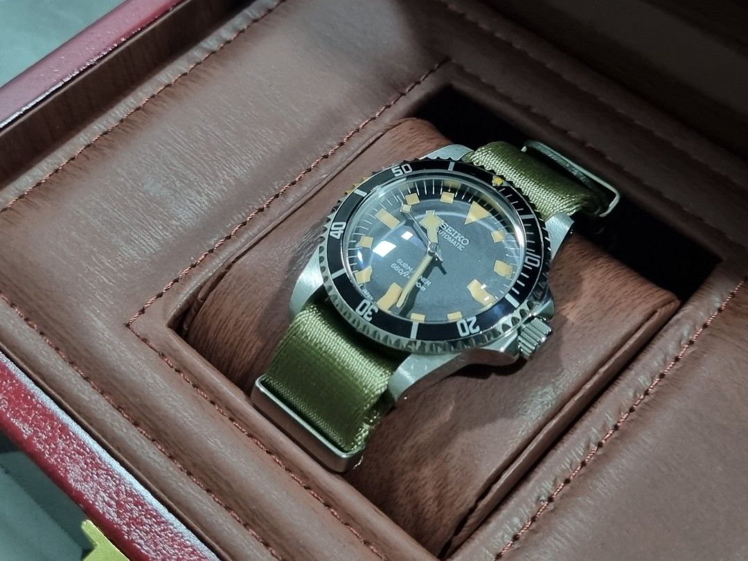 Seiko Mod Custom Vintage Milsub, Men's Fashion, Watches & Accessories ...