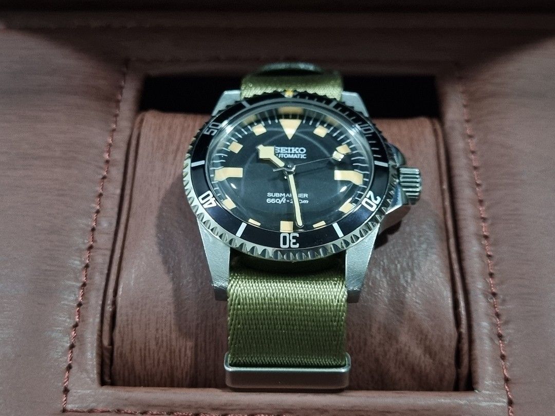 Seiko Mod Custom Vintage Milsub, Men's Fashion, Watches & Accessories ...