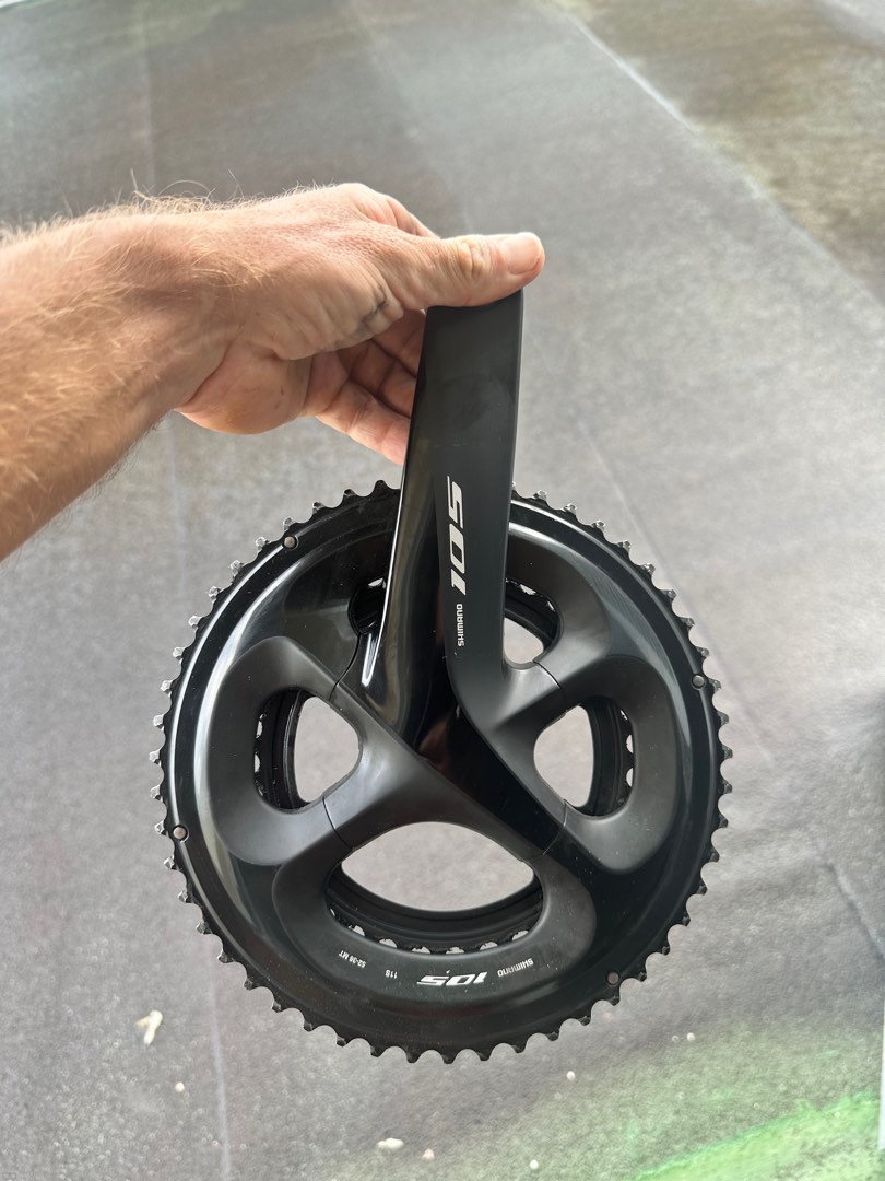 Shimano 105 Crankset 170mm, Sports Equipment, Bicycles & Parts, Parts ...