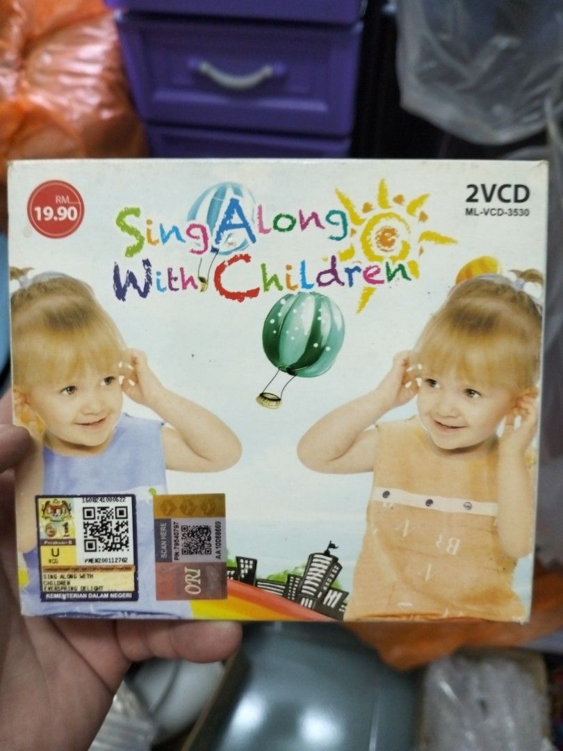 Sing Along with Children VCD, Hobbies & Toys, Music & Media, CDs & DVDs on Carousell