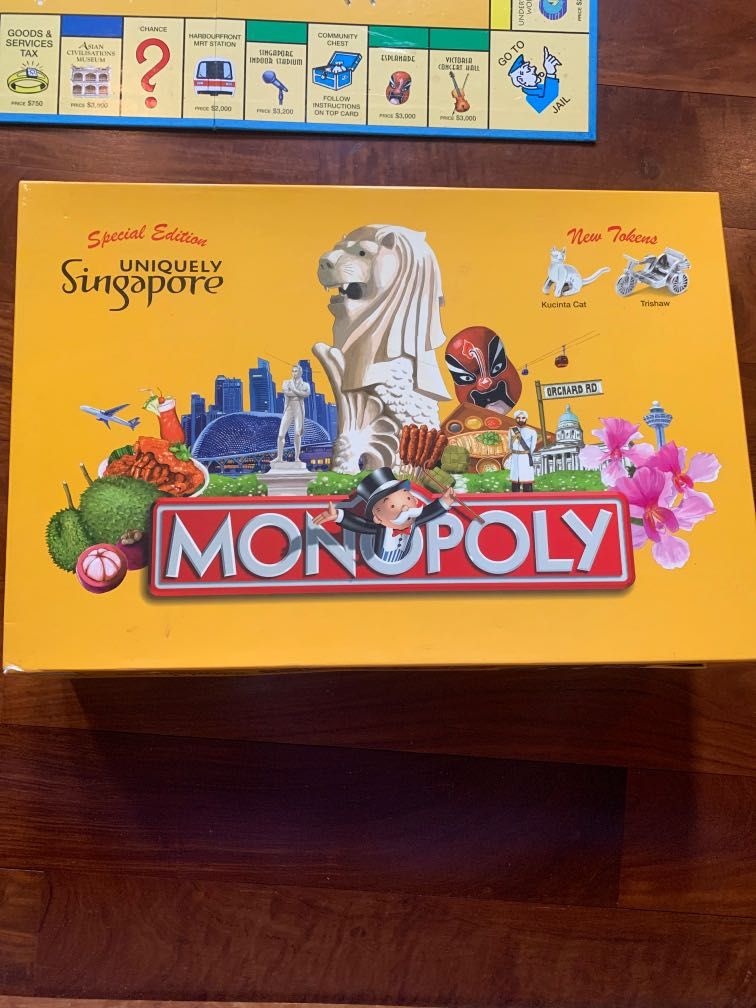 Singapore limited edition monopoly set, Hobbies & Toys, Toys & Games on ...