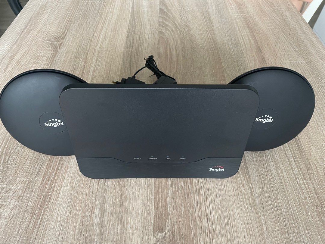 WiFi mesh router access point with 2x wireless mesh extenders ...