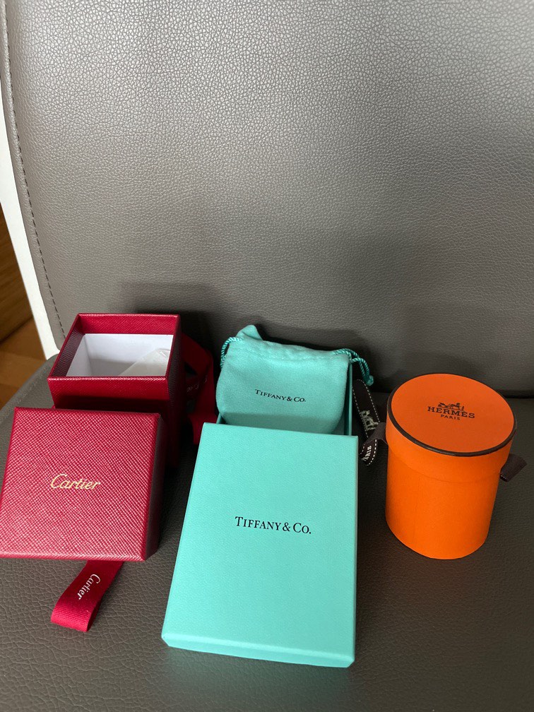 Small boxes Hermes, Cartier, Tiffany, Luxury, Accessories on Carousell