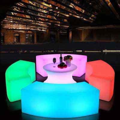 smart mini bar table /Event party led buffet illuminated highboy bar ...