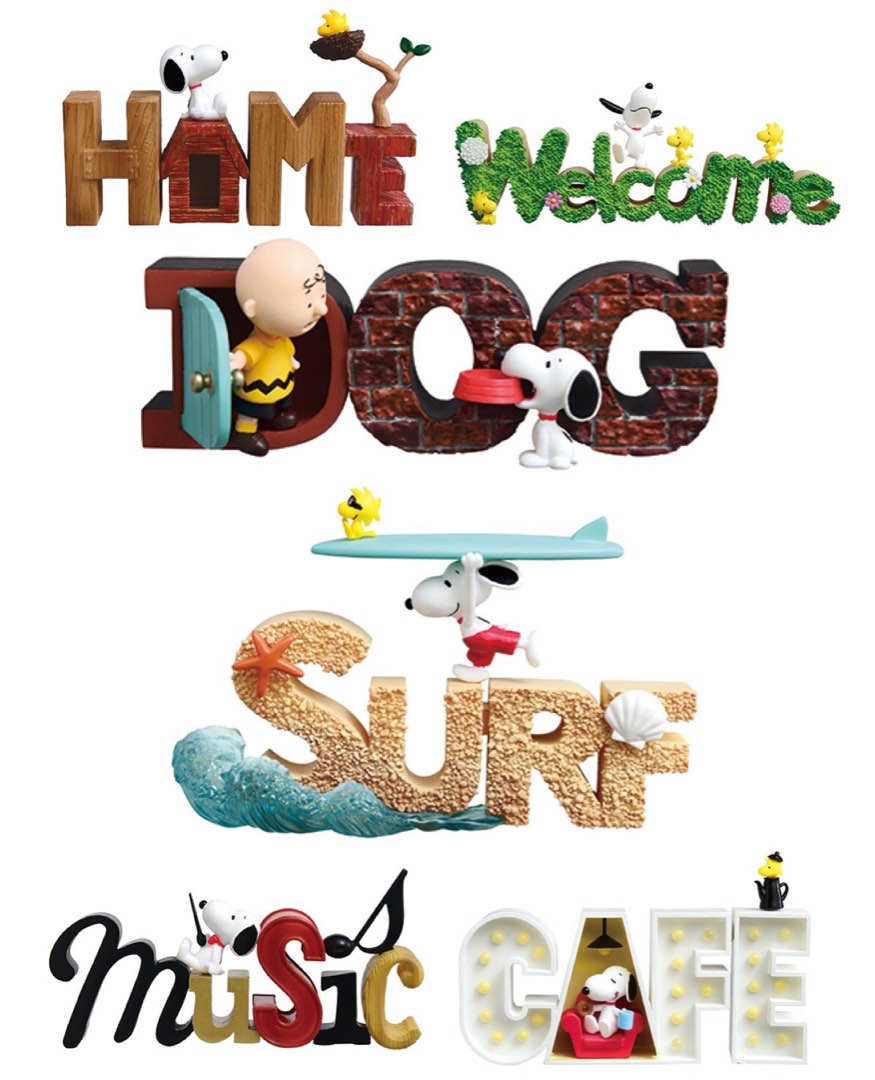 Snoopy Home Decor (6 piece-set) on Carousell