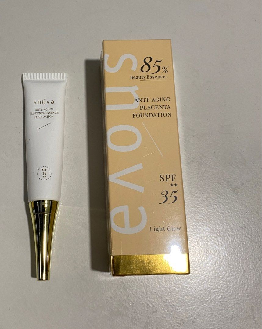 SNOVA Placenta Essence Foundation 15ml, Beauty & Personal Care, Face ...