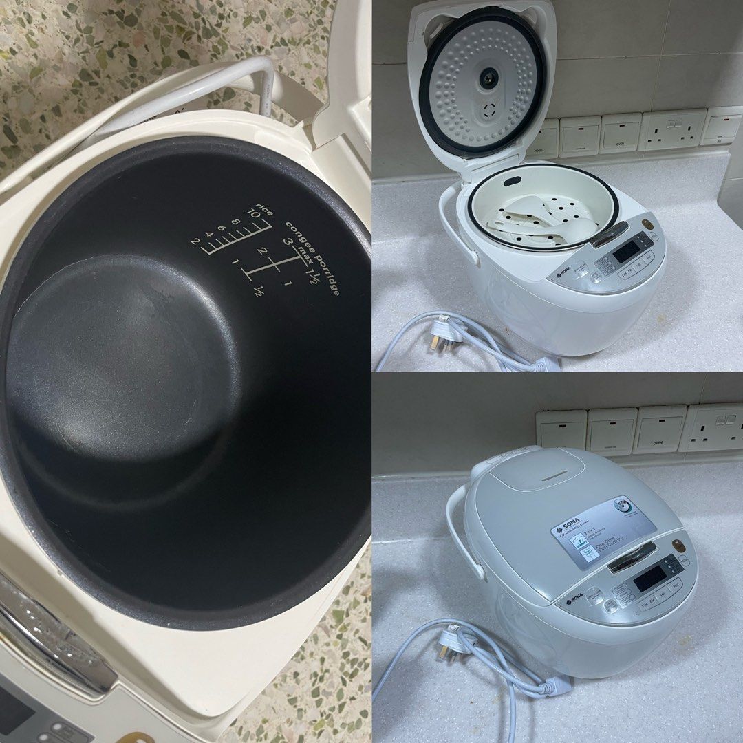 SONA 1.8L Digital Rice Cooker, TV & Home Appliances, Kitchen Appliances ...