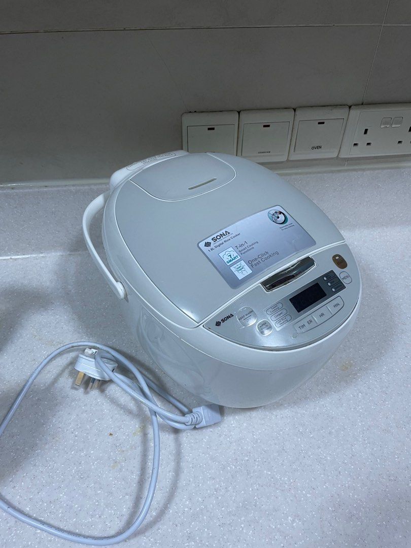 SONA 1.8L Digital Rice Cooker, TV & Home Appliances, Kitchen Appliances ...