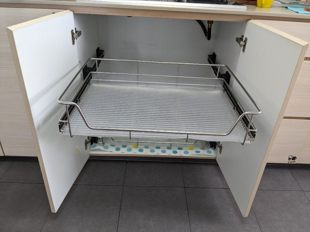 Song-Cho Cabinet Stainless Steel Pull-out Racks For Sale, Furniture ...