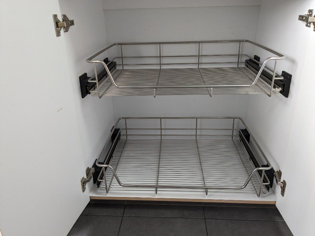Song-Cho Cabinet Stainless Steel Pull-out Racks For Sale, Furniture ...