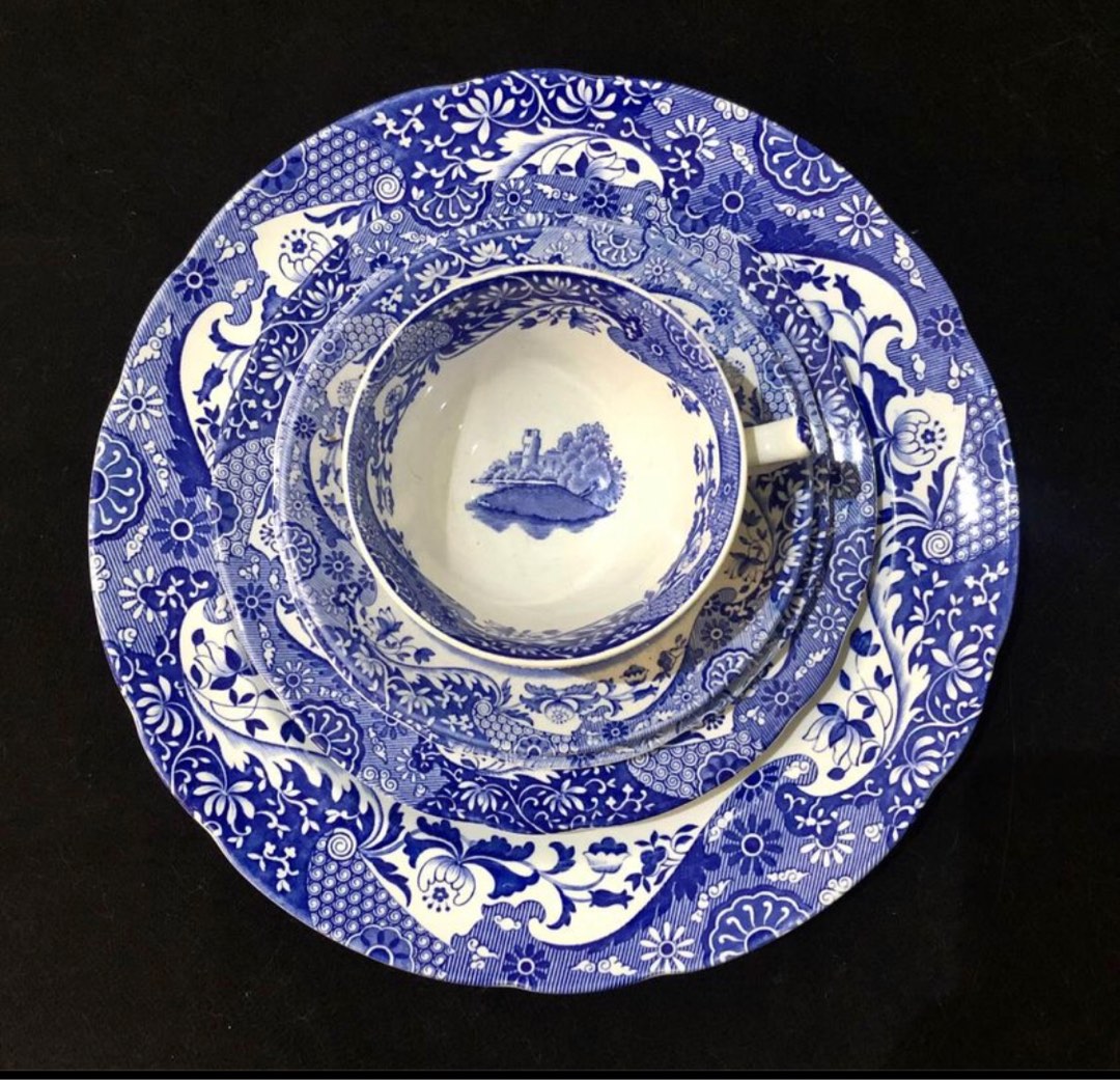 Spode Blue Italian Dinnerwares (England), Furniture & Home Living ...