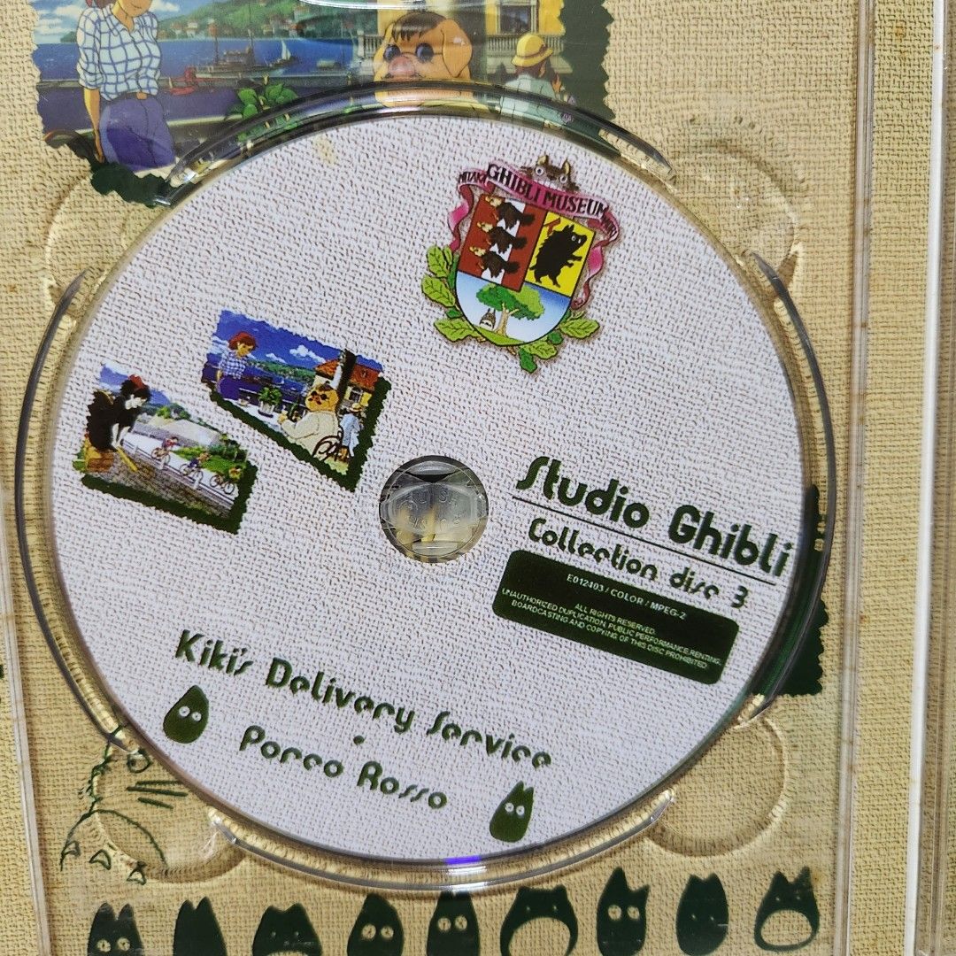 Studio Ghibli Movie Collection Original DVD, Hobbies & Toys, Music ...