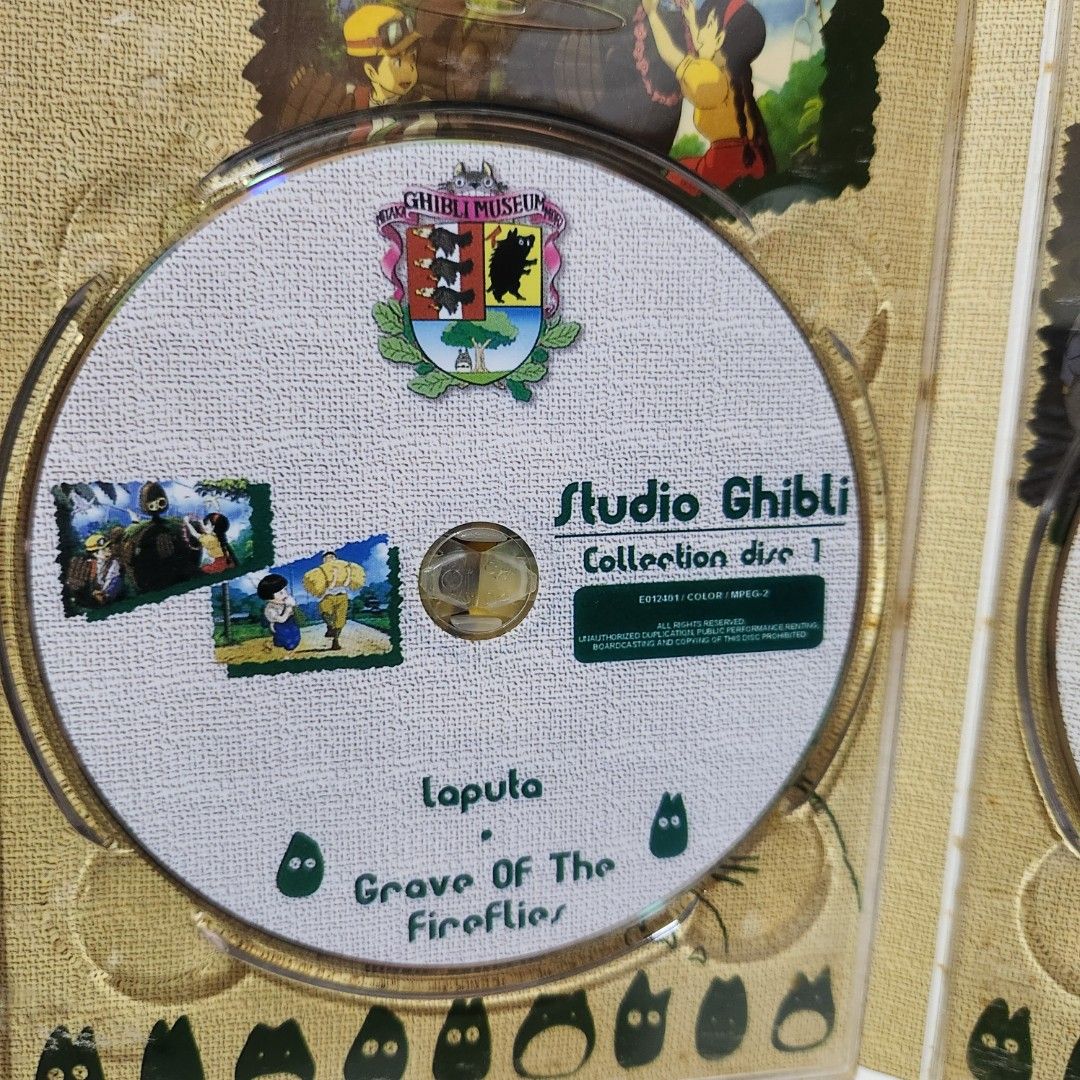 Studio Ghibli Movie Collection Original DVD, Hobbies & Toys, Music ...