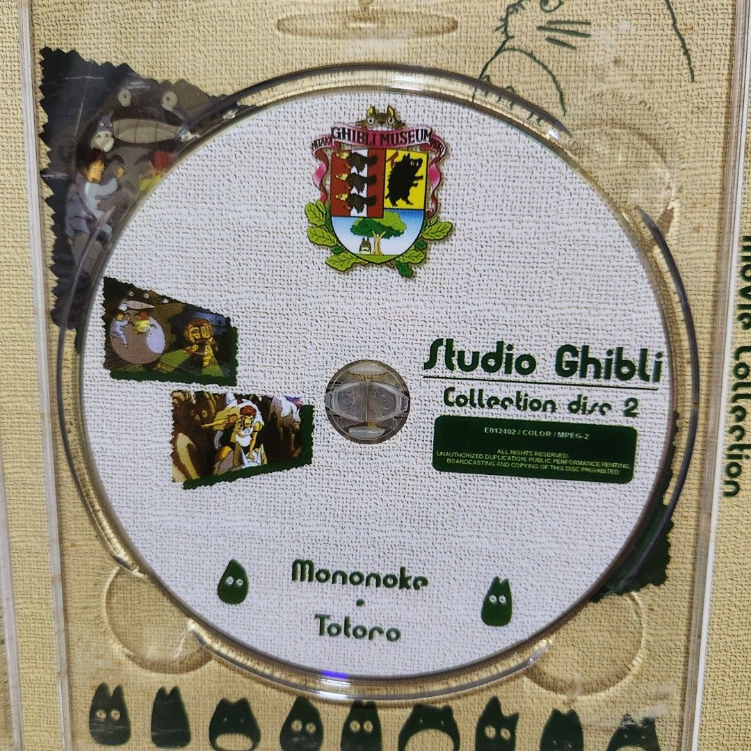 Studio Ghibli Movie Collection Original DVD, Hobbies & Toys, Music ...