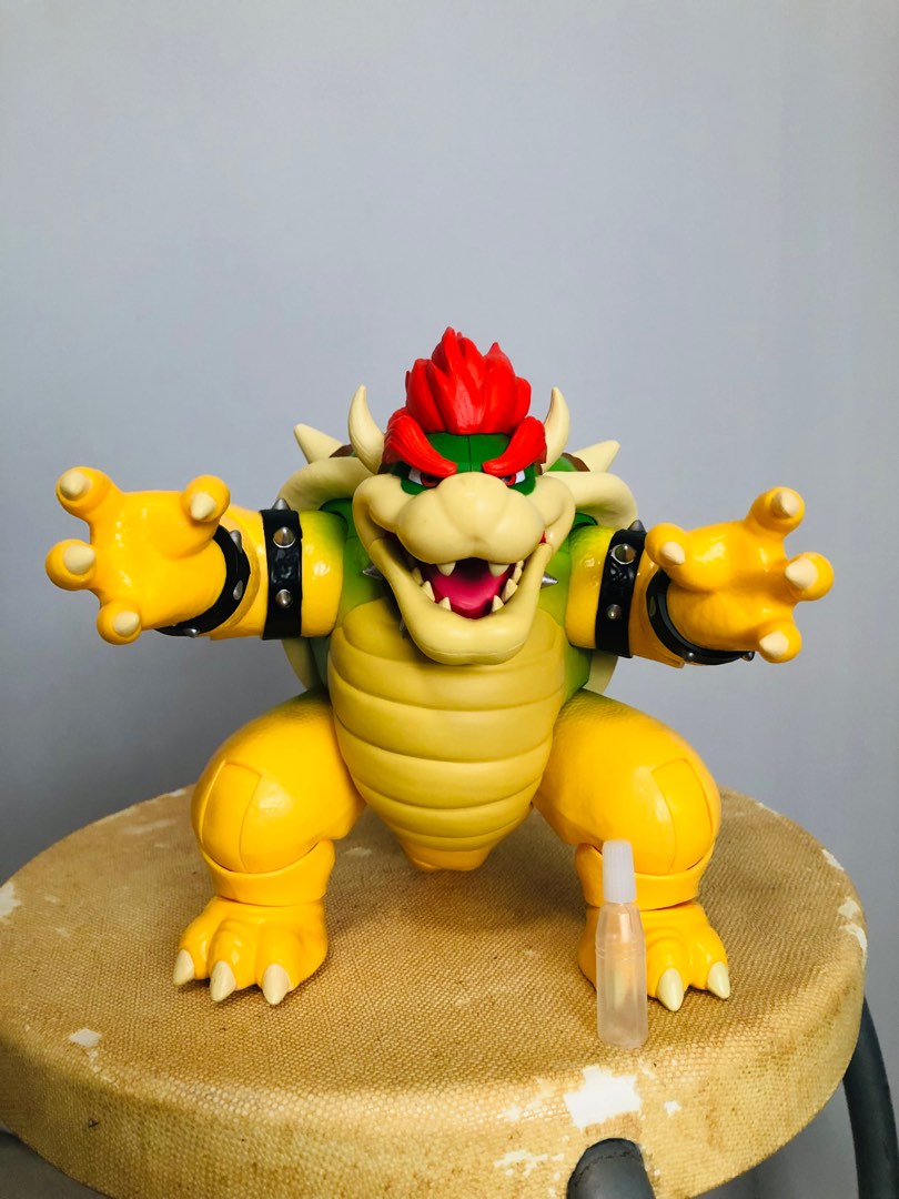 Super Mario Bros 7 inch Bowser with lights and smoke “fire breathing ...