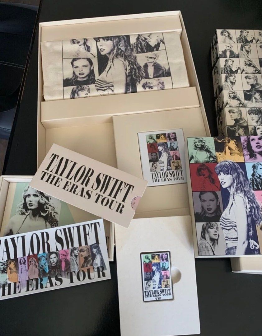 Taylor Swift Eras Tour VIP Merchandise - x3 sets available, Hobbies ...