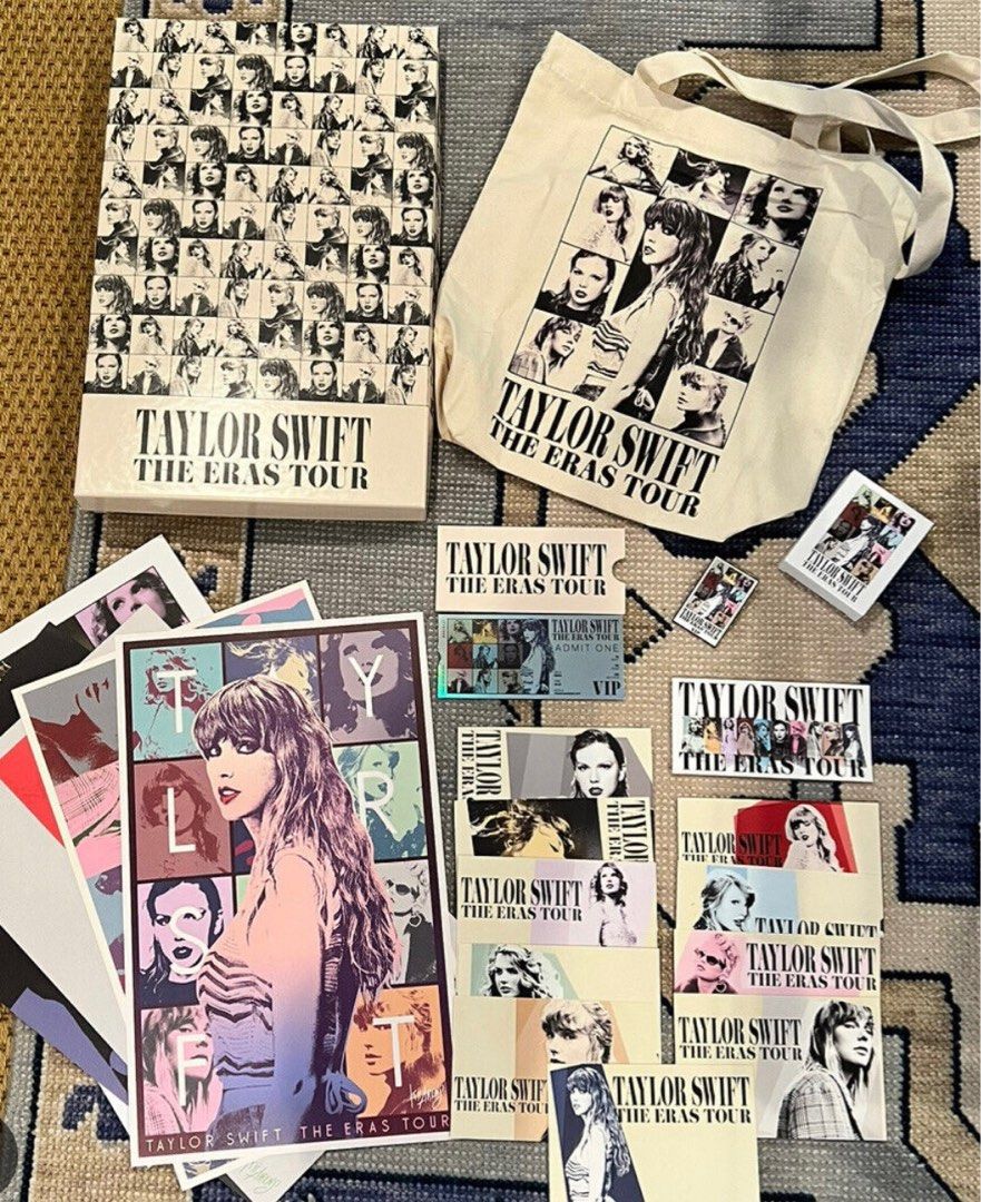 Taylor Swift Eras Tour VIP Merchandise - x3 sets available, Hobbies ...