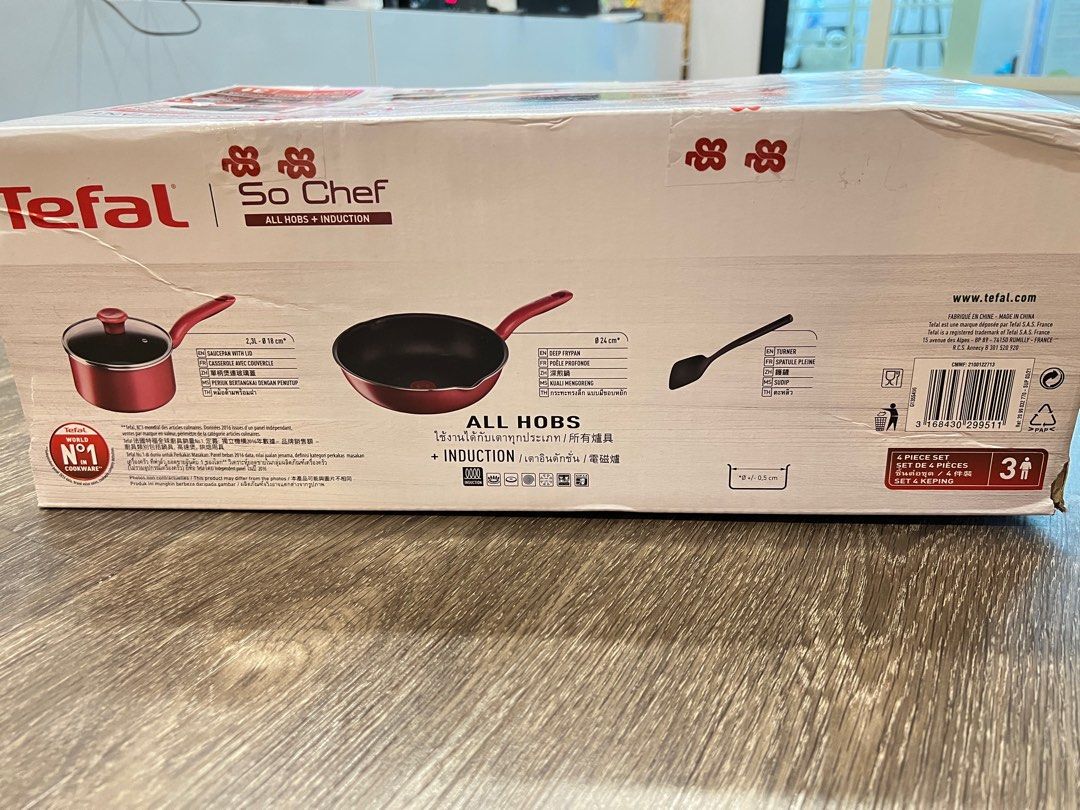 Tefal - So Chef 4 Piece Set, TV & Home Appliances, Kitchen Appliances ...