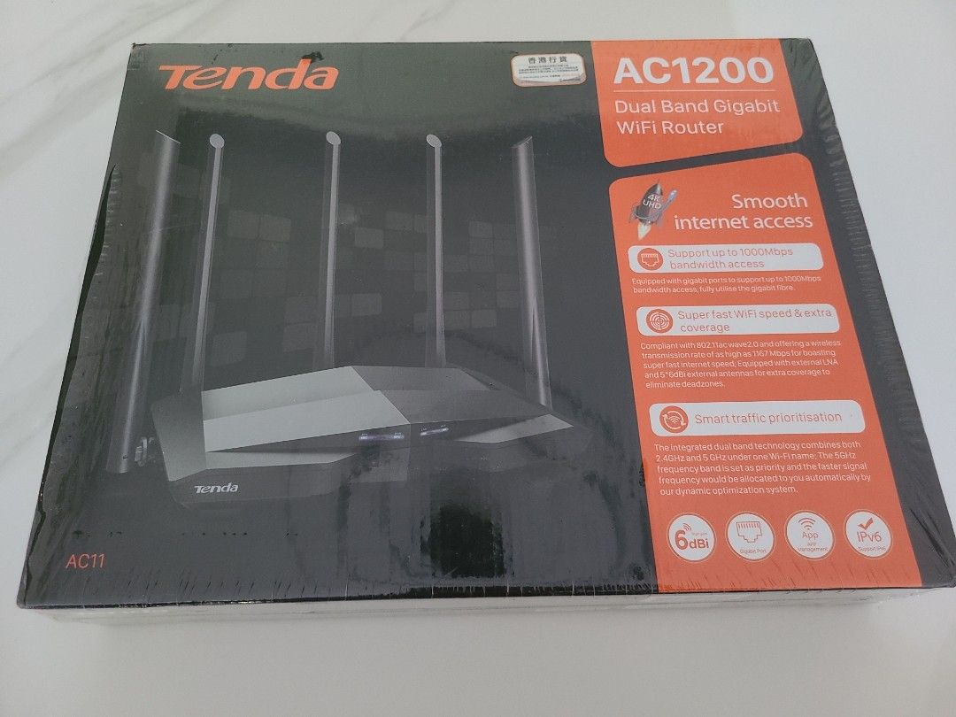 Tenda AC1200 Router, 電腦＆科技, 電腦周邊及配件, Wifi及上網相關產品 - Carousell