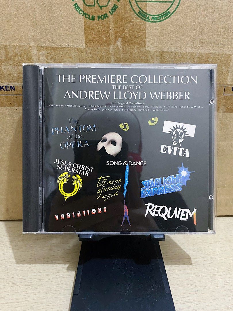 The Premiere Collection - The Best of Andrew Lloyd Webber The Original Recordings Cassette Tape ...