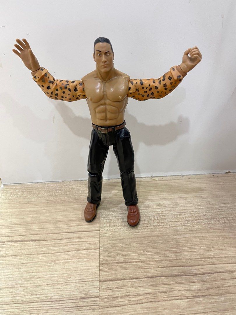 The Rock Titan Tron Live Smackdown 1999 Jakks Pacific 7" Action Figure ...