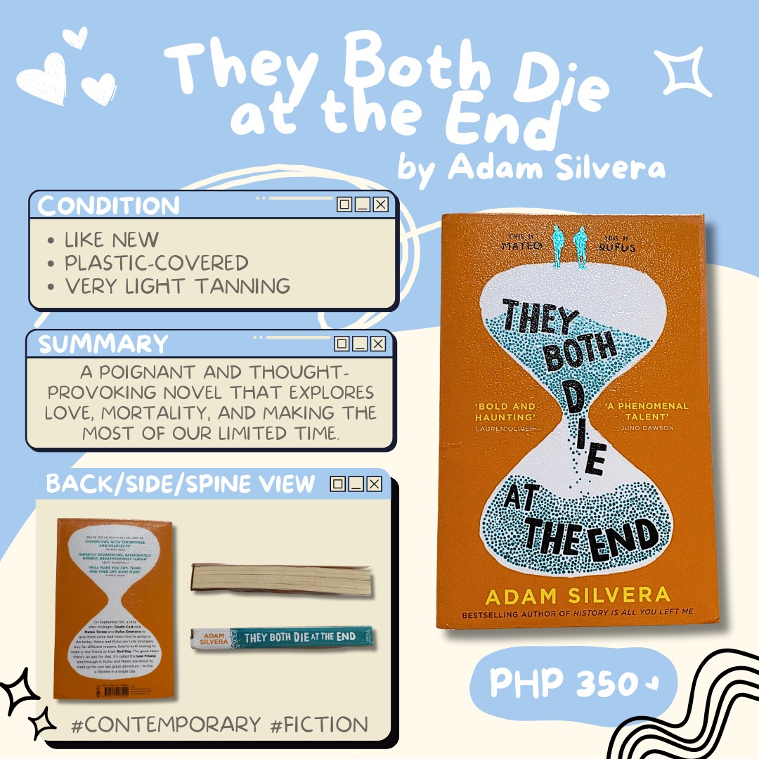 They Both Die at the End by Adam Silvera on Carousell