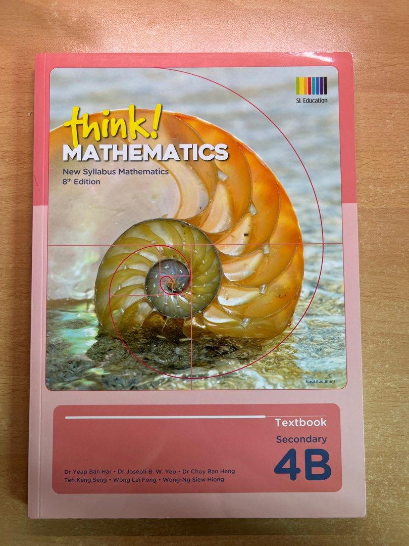 think! Mathematics 8th Edition - Secondary 4A & 4B, Hobbies & Toys ...