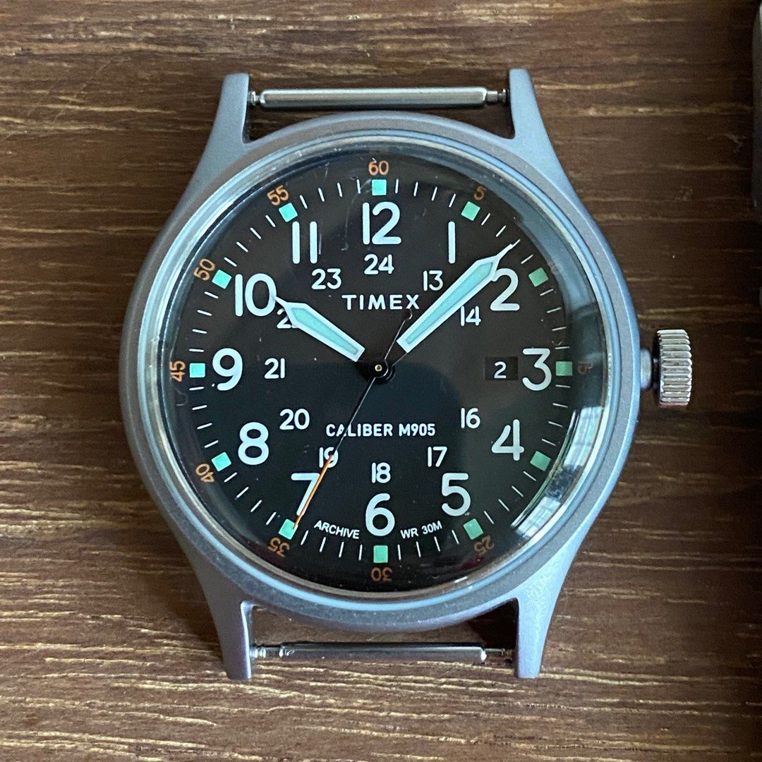 TIMEX ARCHIVE CAMPER MK1 ALUMINIUM 40 Quartz Indiglo WATCH, Men's ...