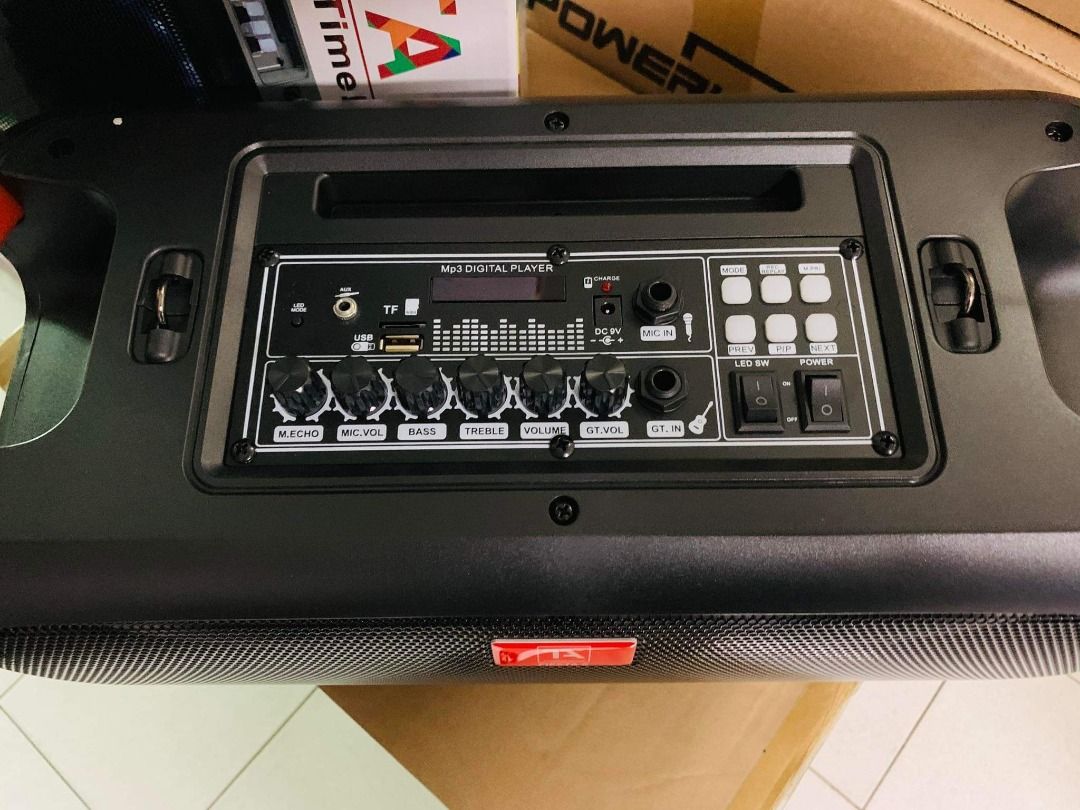 Titanium 3000w Rechargeable Portable Speaker Bluetooth with Mic Fiesta ...