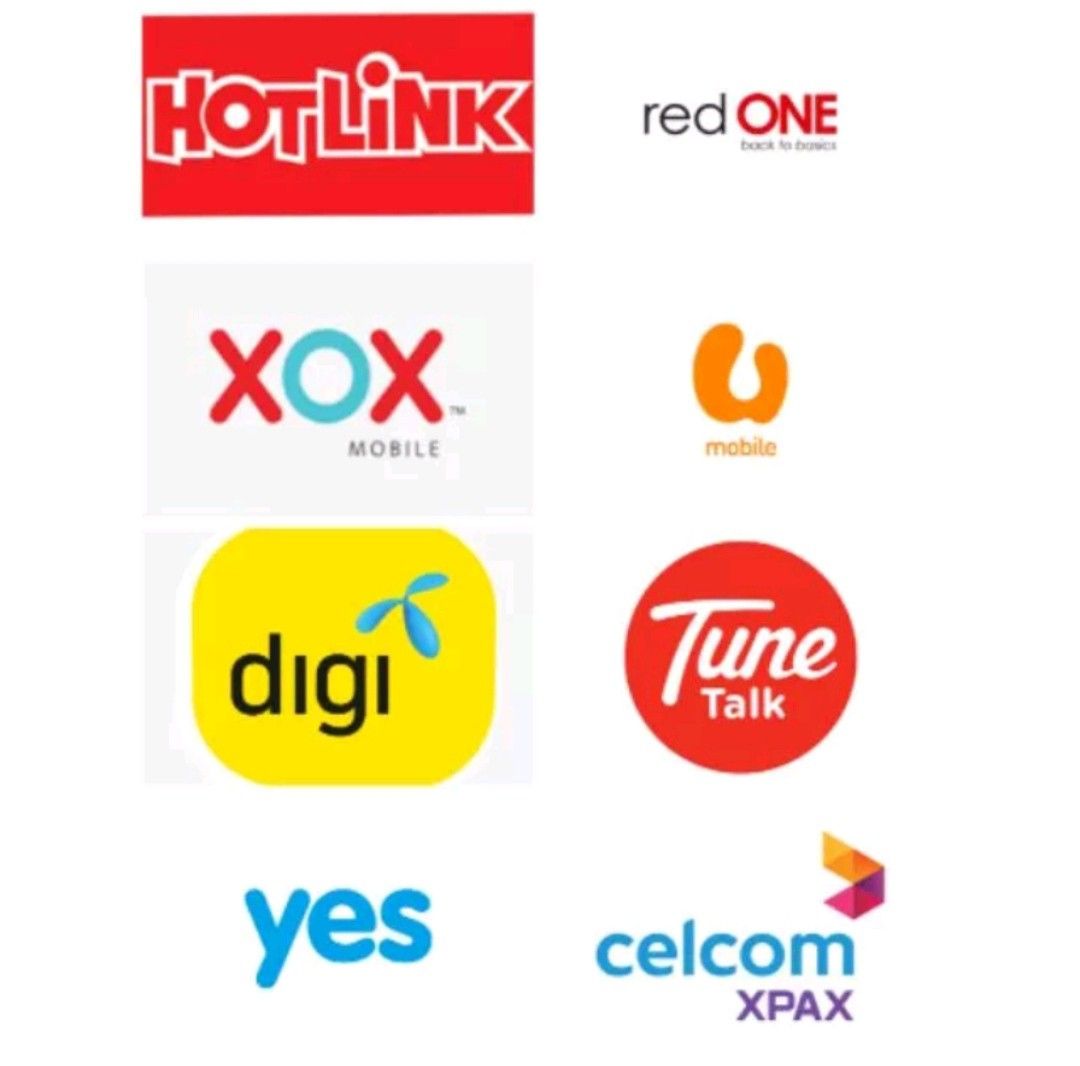 Prepaid Top Up / Reload Service for All Telco (HOTLiNK,Maxis,REDONE,XOX,U Mobile,digi,TuneTalk ...