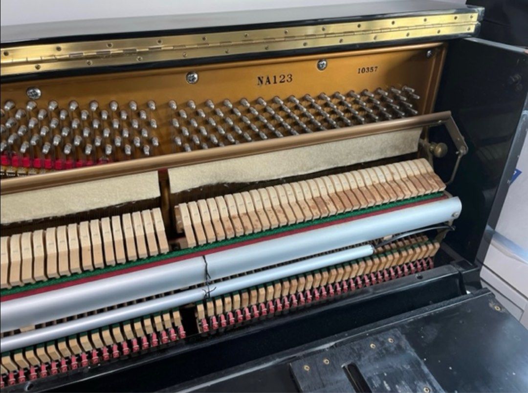 Toyo Apollo Upright Piano NA-123EP with Bench, Hobbies & Toys, Music ...