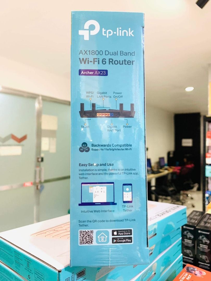 TP-Link Archer AX23 AX1800 One Mesh WiFi 6 Dual Band Router, Computers ...