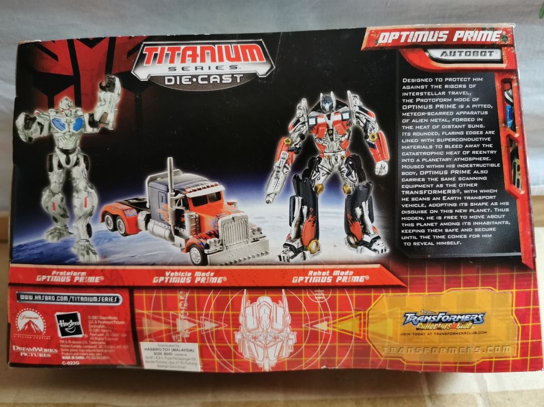 Transformer Titanium Optimus Prime & Megatron, Hobbies & Toys, Toys ...