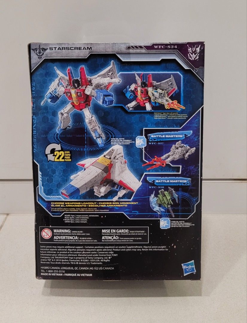 Transformers Siege war for cybertron cybertronian Starscream WFC-S24 ...