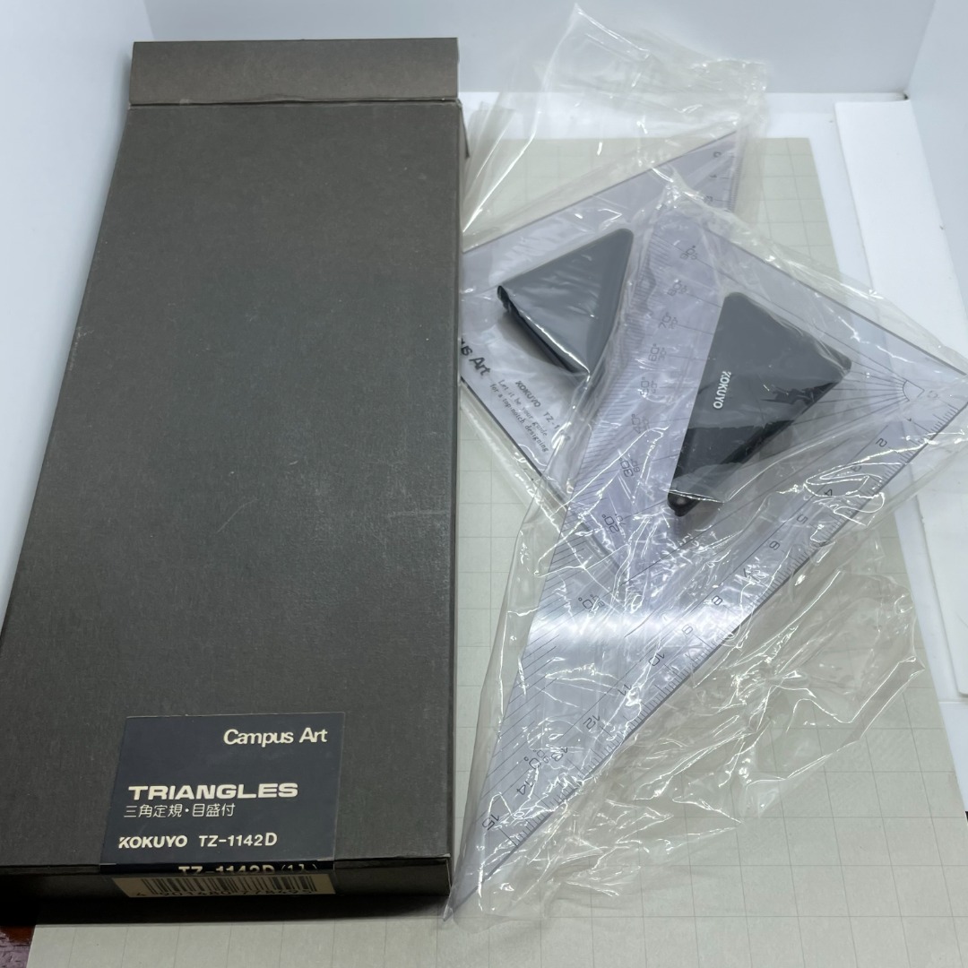 Triangle Set for drafting drawing Made in Japan, Hobbies & Toys ...
