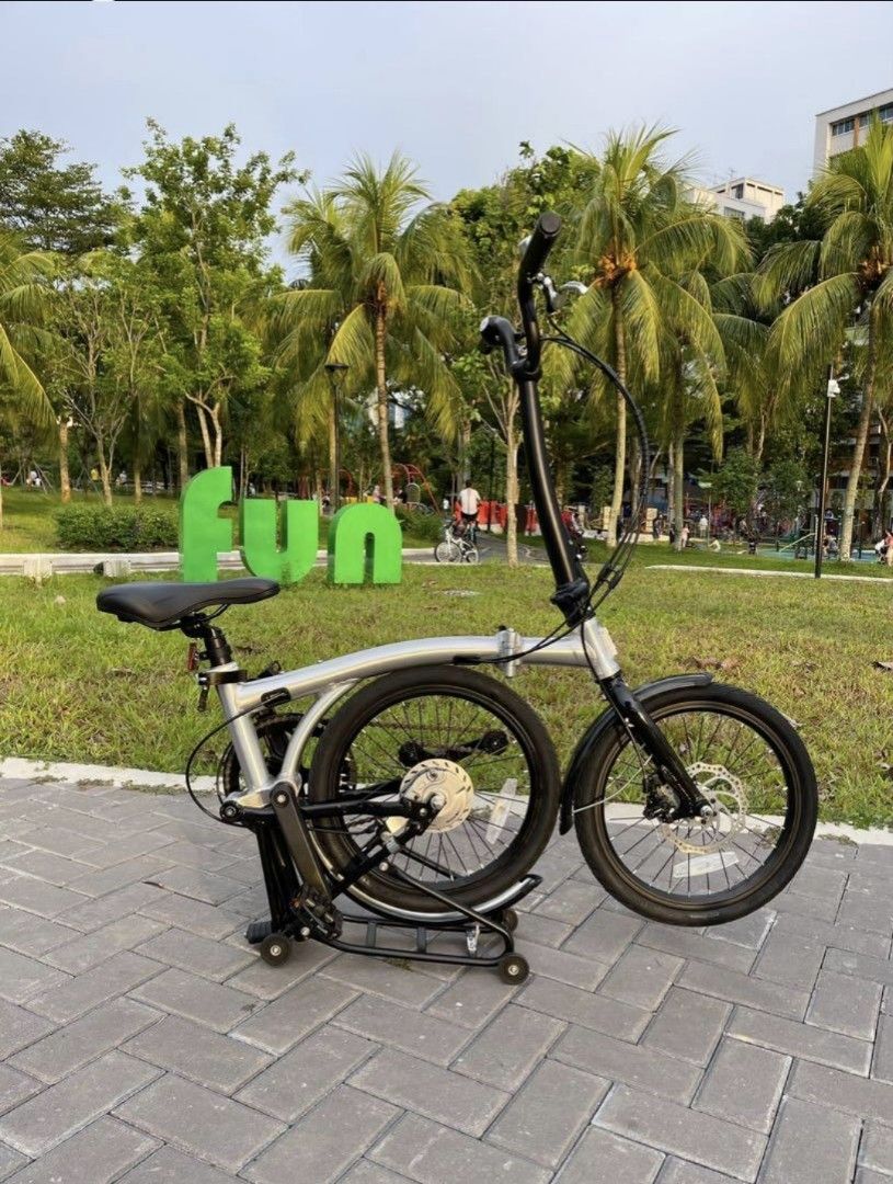 Tri-fold folding bicycle 5-speed Disc brake, Sports Equipment, Bicycles ...