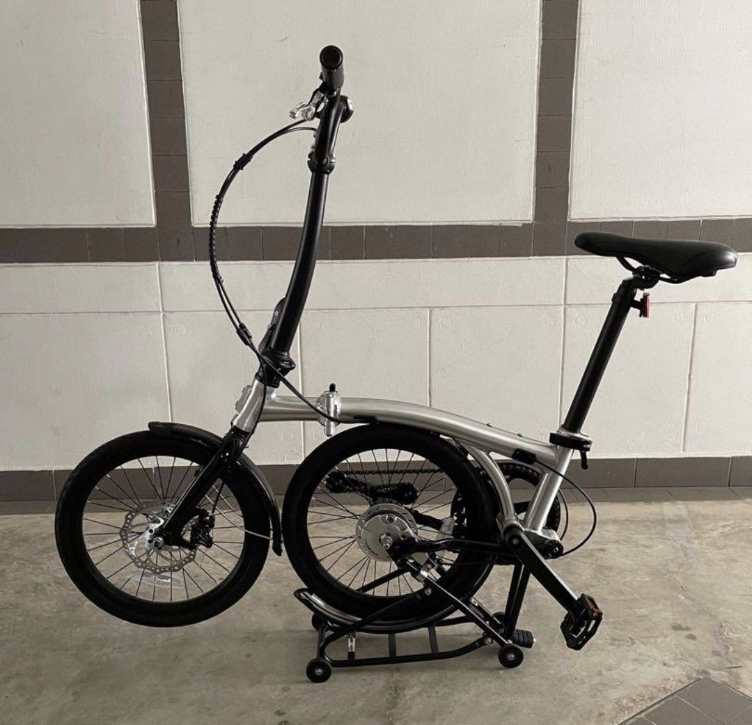 Tri-fold folding bicycle 5-speed Disc brake, Sports Equipment, Bicycles ...