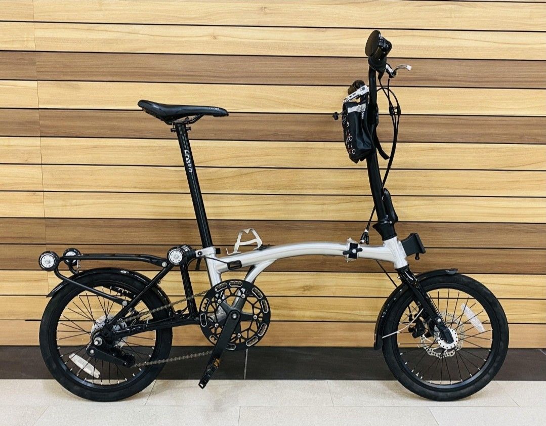 Tri-fold folding bicycle 5-speed Disc brake, Sports Equipment, Bicycles ...