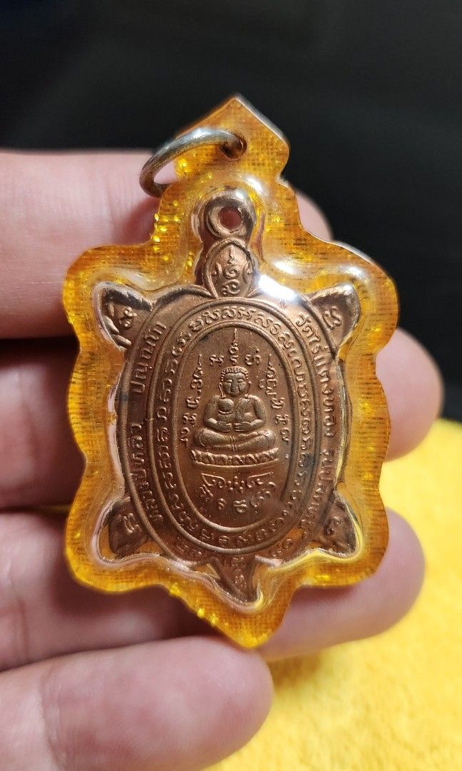 Turtle amulet with Phra Sangkachai, Hobbies & Toys, Memorabilia ...