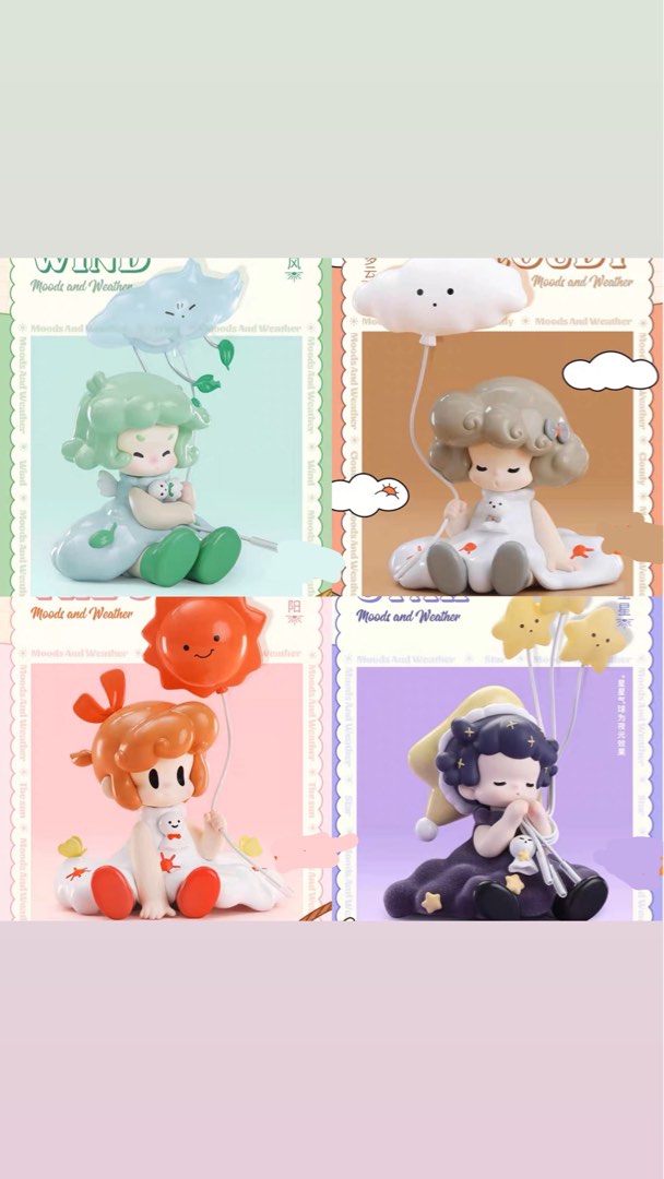UKI MOOD AND WEATHER 52 TOYS / FULL SET / SINGLE BLIND BOX / ABLE TO ...