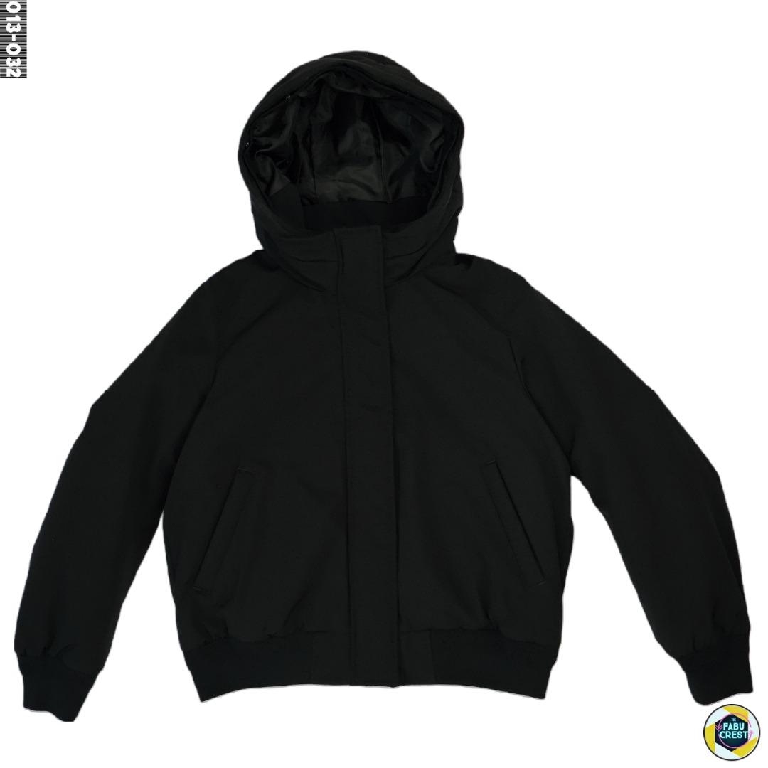 UNIQLO PADDED HOODED RIBBED BLOUSON JACKET on Carousell