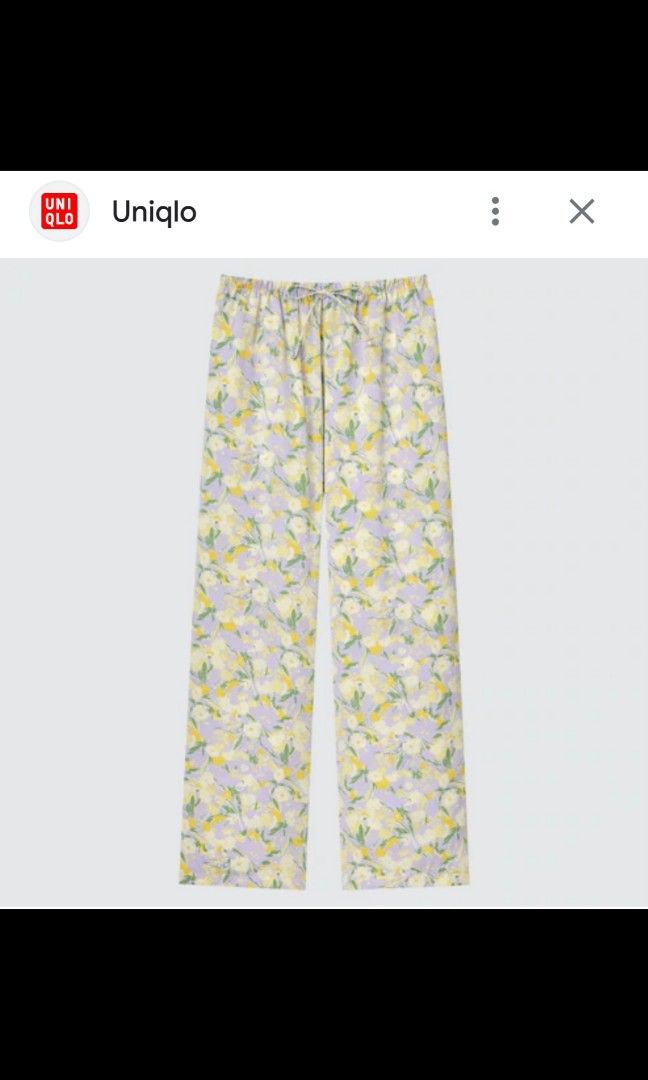 Uniqlo plus size satin drape pants on Carousell