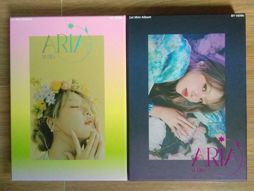 Unsealed YERIN Aria Album (Day and Night ver) on Carousell