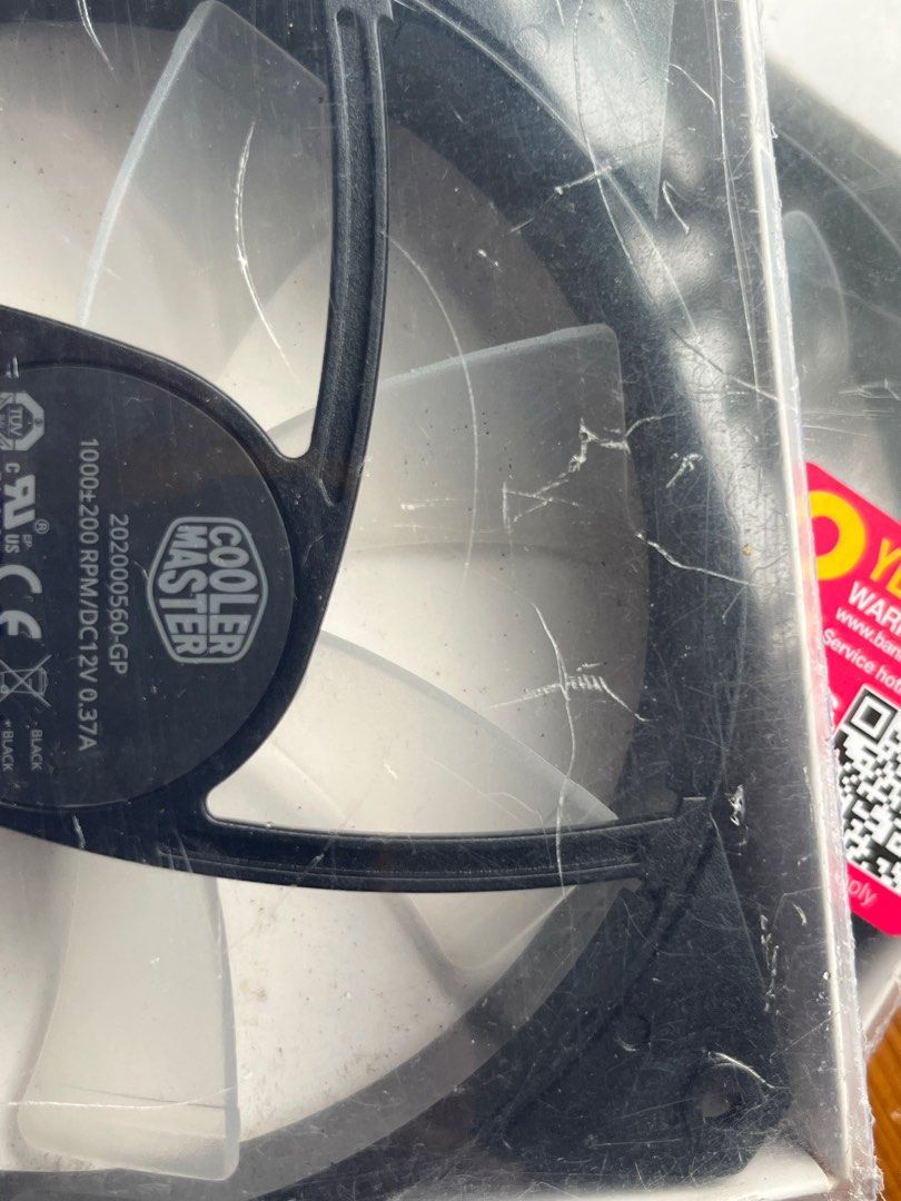Unused RGB Coolermaster 120mm fans, Computers & Tech, Parts ...